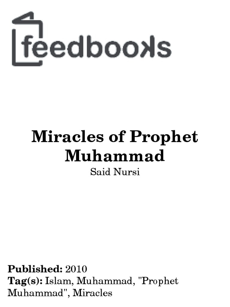 Said Nursi - Miracles of Prophet Muhammad (Sony Reader) | PDF | Ali ...
