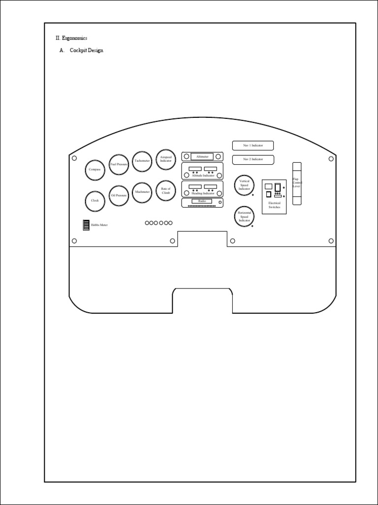 II. Ergonomics A. Cockpit Design | PDF