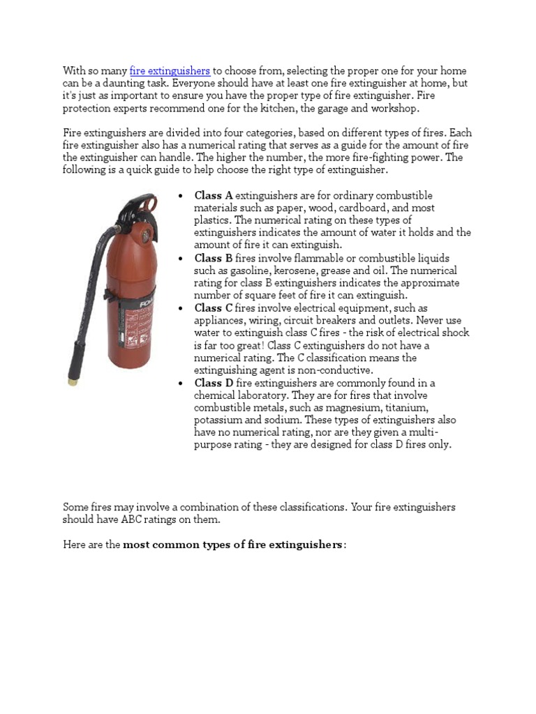 Apar Types | PDF | Fires | Hazards