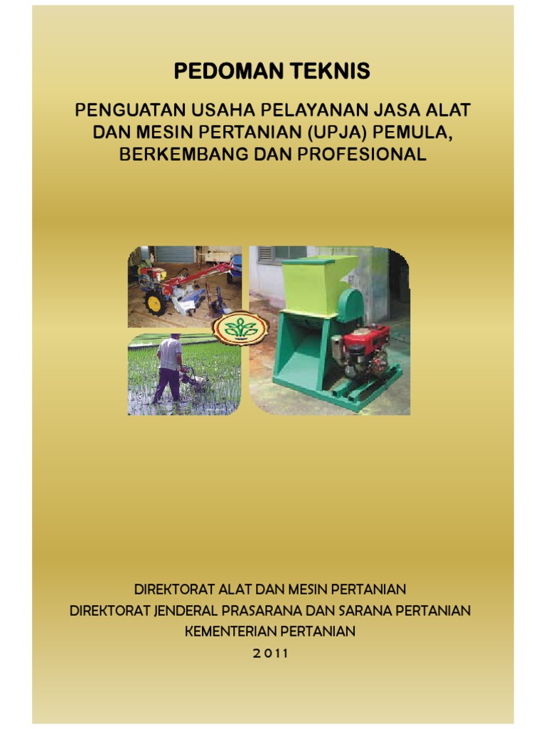 Pedoman Penguatan UPJA Pertanian | PDF | Bisnis | Ilmu Sosial