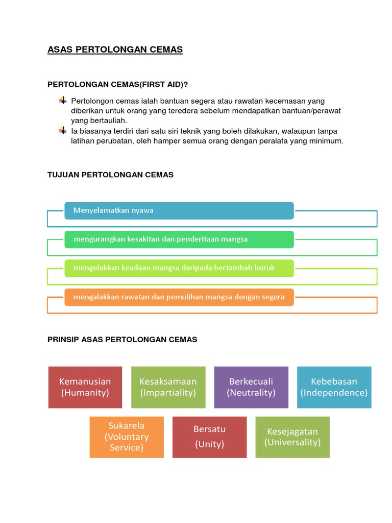 Asas Pertolongan Cemas (PBSM) | PDF