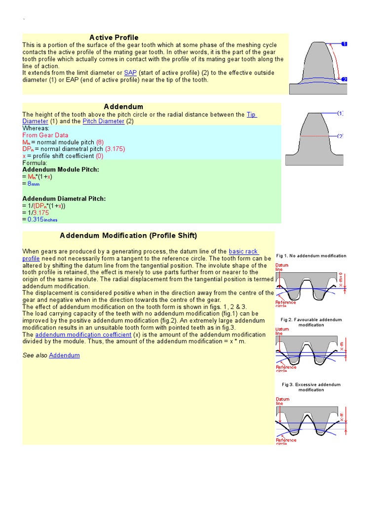 Gear | PDF | Gear | Geometry