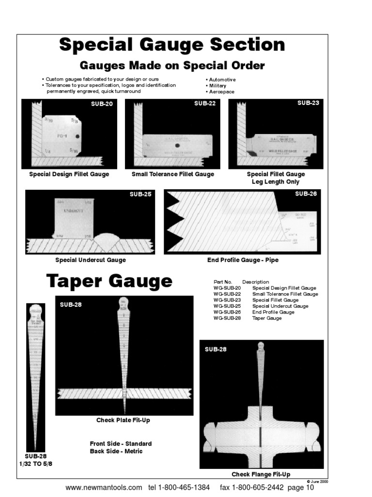 Special Gauge Section | PDF | Mechanical Engineering | Nature