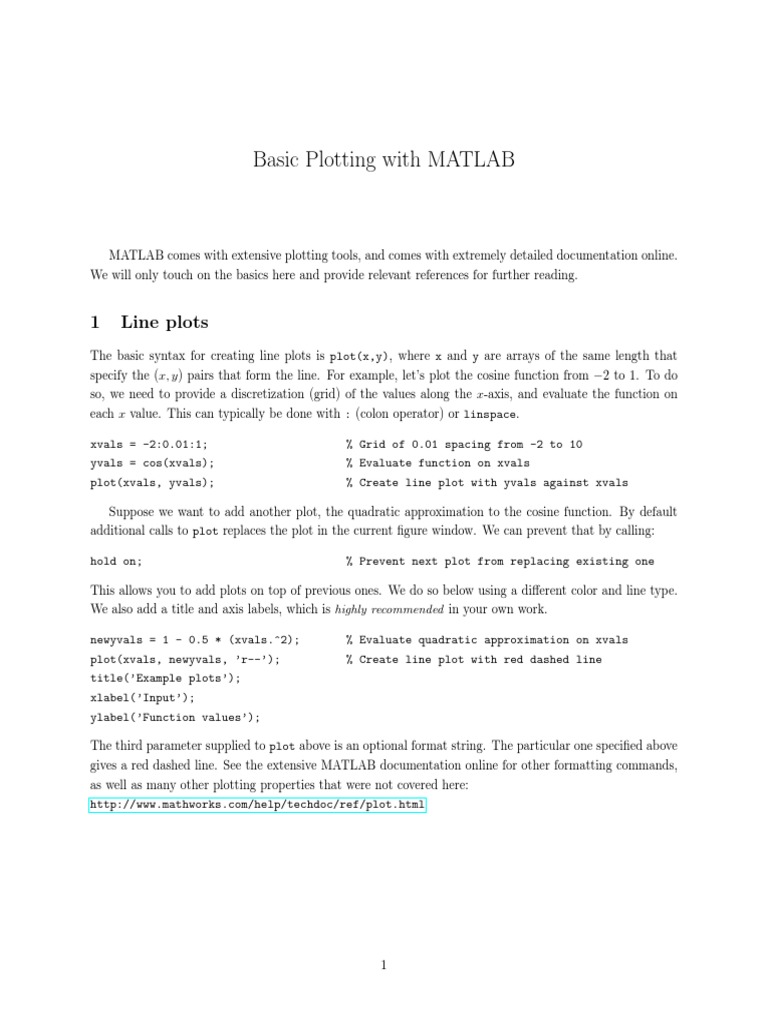 Plot Matlab PDF | PDF | Integer | Contour Line