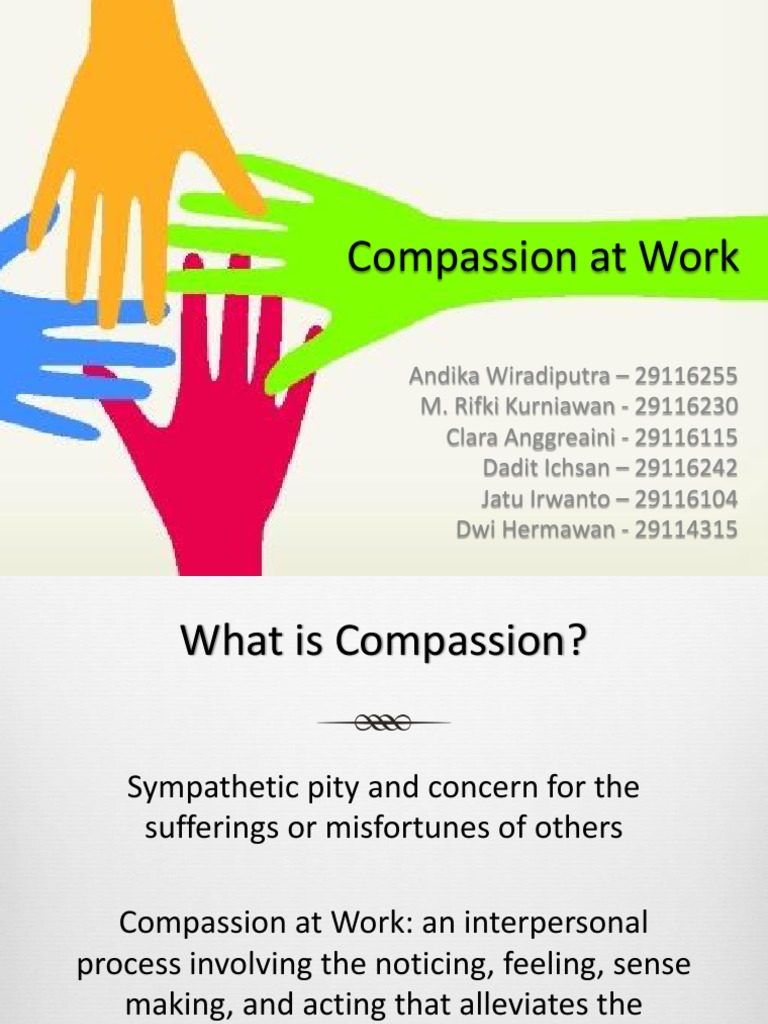 Compassion at Work | PDF | Compassion | Sympathy