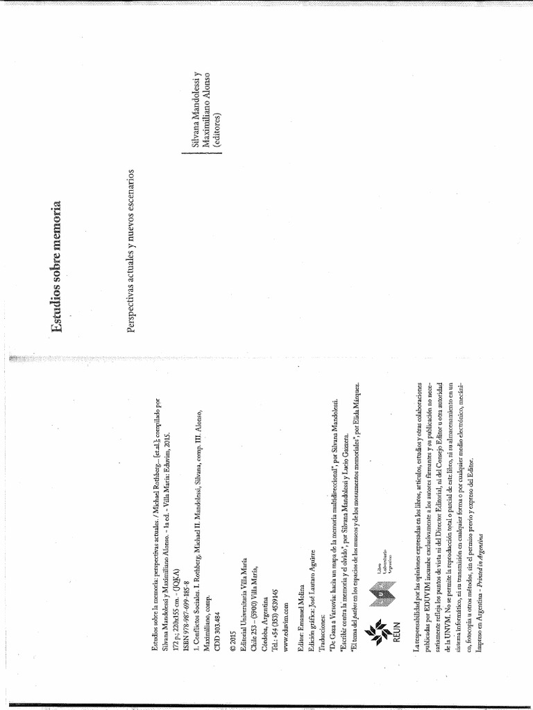 Michael Rothberg de Gaza A Varsovia | PDF