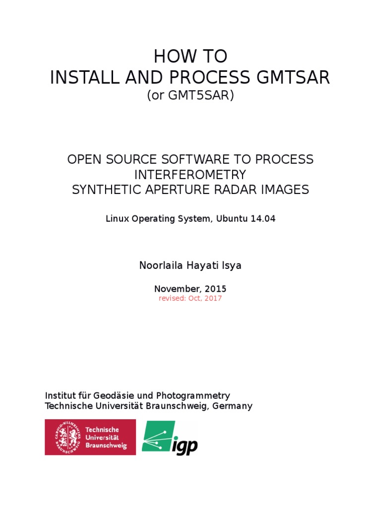 How To Install Gmtsar PDF | PDF | Computing | Software