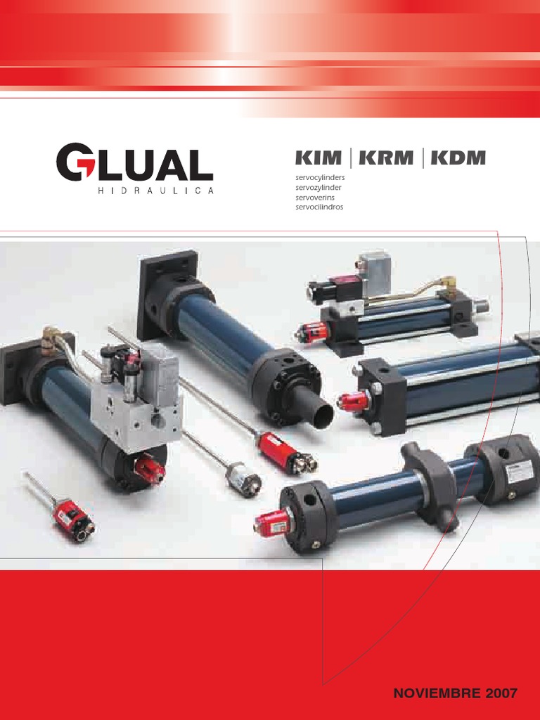 Servocylindres électrohydrauliques GLUAL | PDF | Capteur | Ingénierie