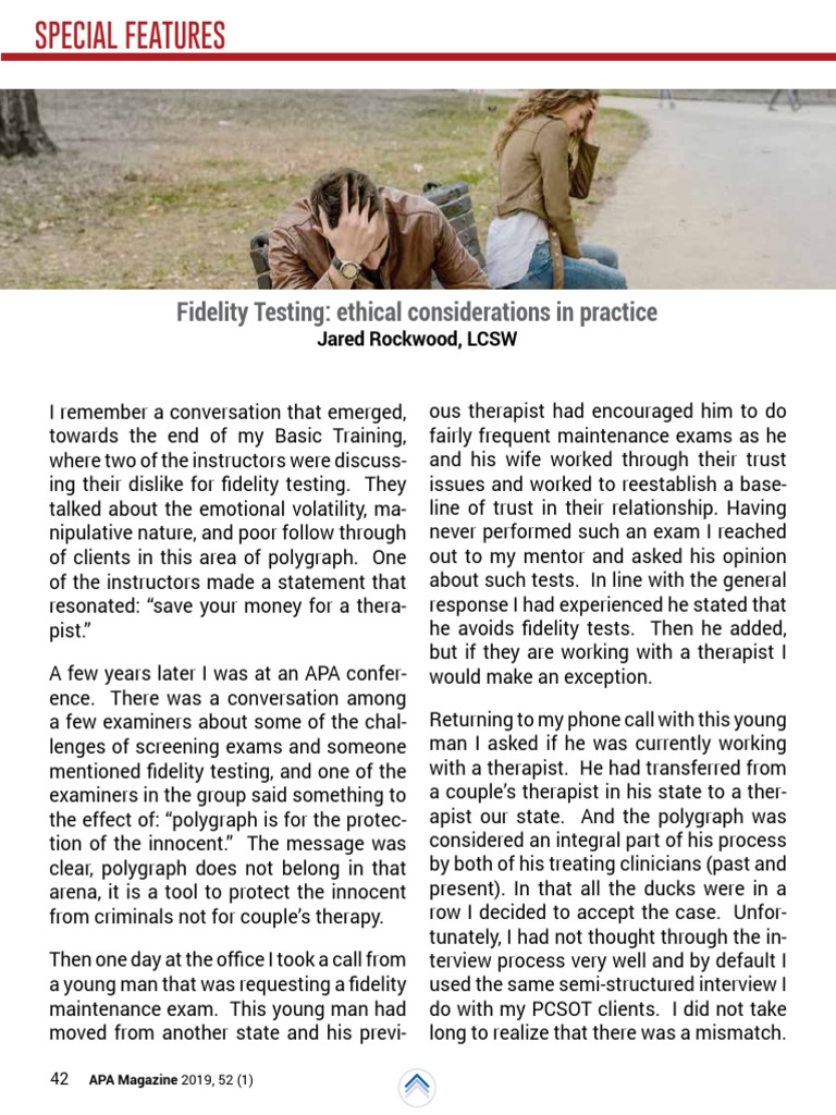 Fidelity Testing - Ethical Considerations in Practice - Jared Rockwood ...