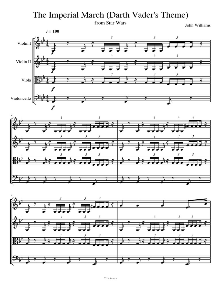The Imperial March Darth Vaders Theme PDF | PDF
