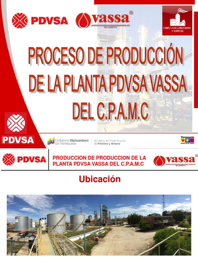 Proceso de Producción en PDVSA VASSA | PDF | Benceno | Destilación