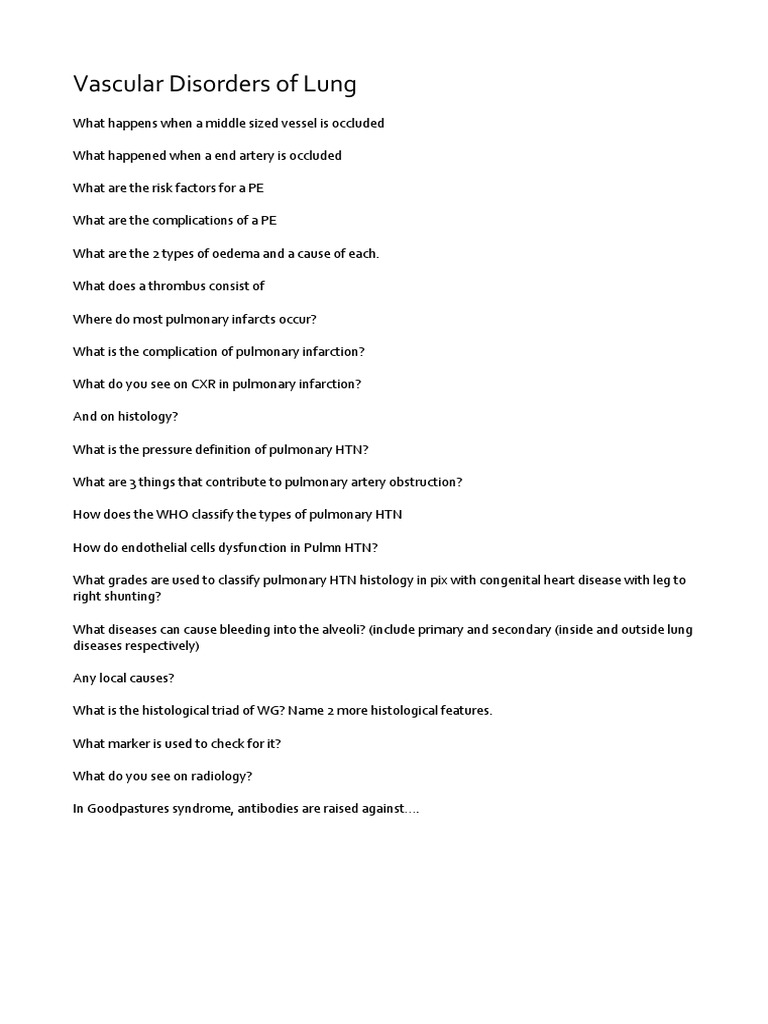 Lung Questions | PDF | Non Small Cell Lung Carcinoma | Tuberculosis