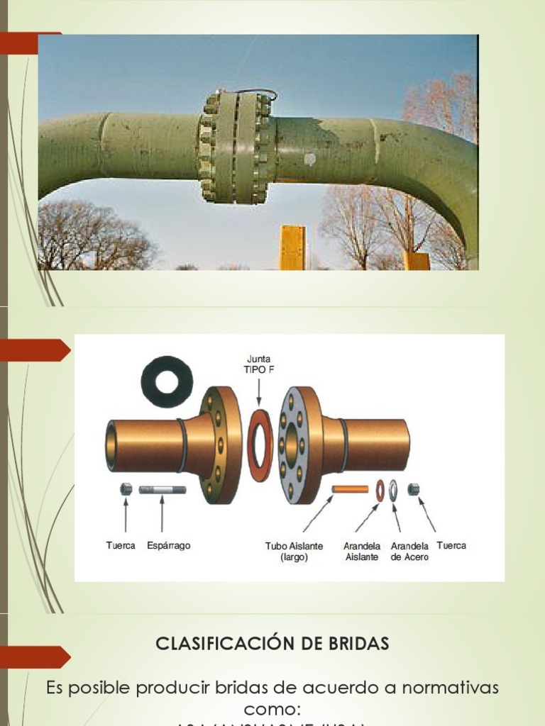 Tipos de Bridas | PDF | Materiales de construcción | Rieles