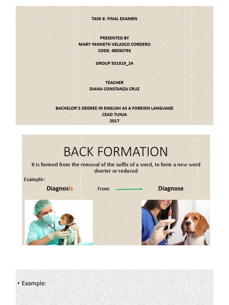 Back Formation | PDF | Verb | Noun