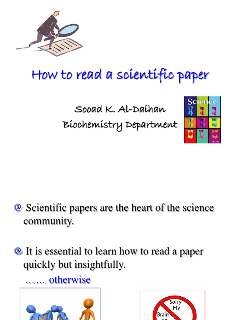 Guide to Reading Scientific Papers | PDF | Inquiry | Science
