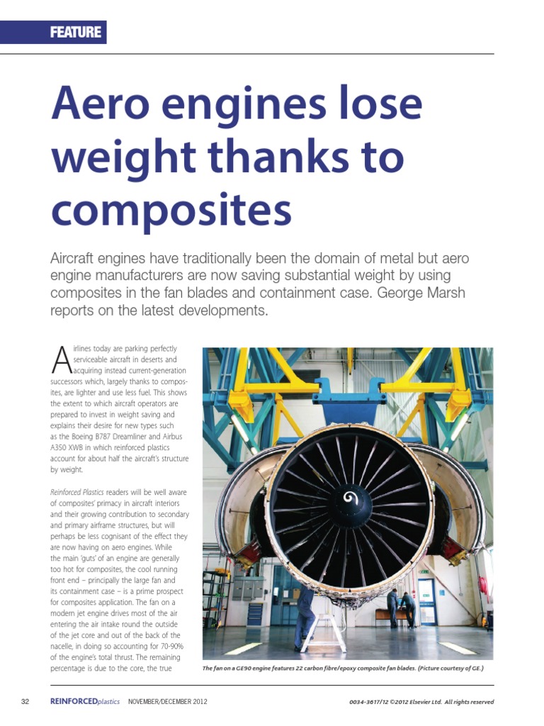 Aero Engines Lose Weight Thanks To Composites: Feature | PDF ...