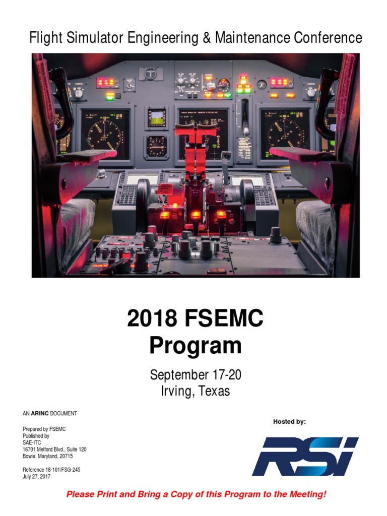 2018 FSC Program PDF | PDF | Aviation
