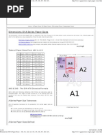 A Series Paper Sizes Chart A0-A10 | PDF