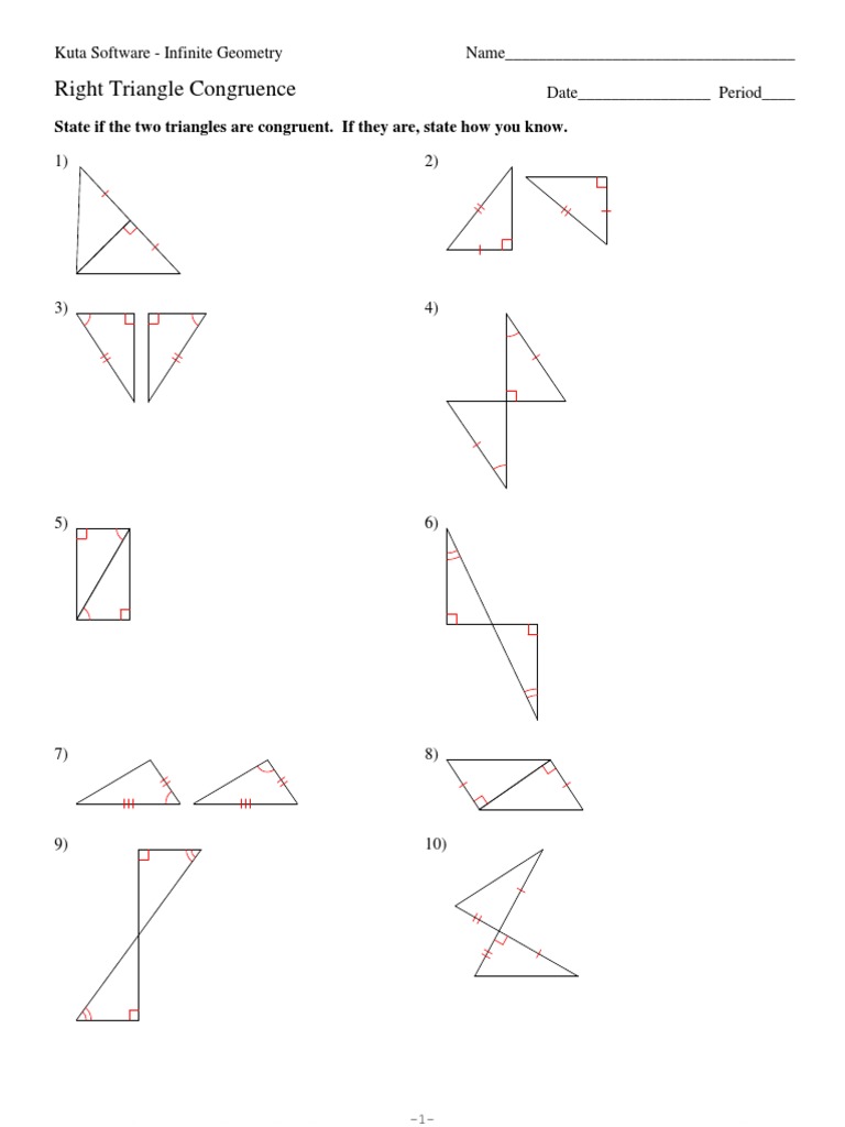 4-Right Triangle Congruence PDF | PDF | Euclid | Geometry
