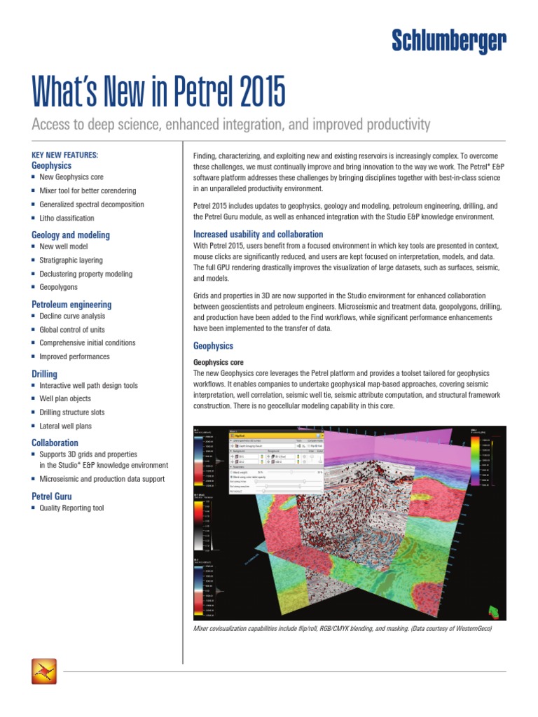 Petrel 2015 Whats New Ps PDF | PDF | Simulation | 3 D Computer Graphics
