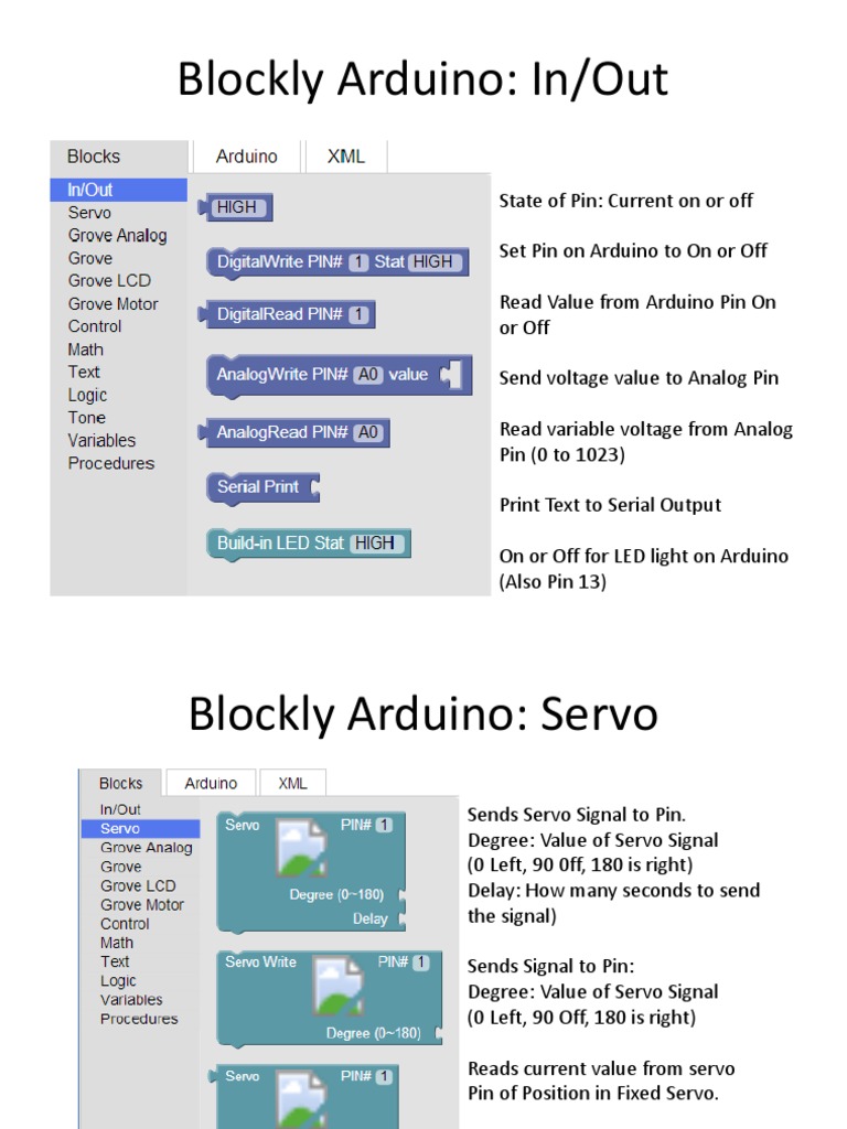 Blockly Arduino Pdf Arduino Computer Programming 2307