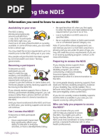 NDIS Access Request Form Guide | PDF | Identity Document | Birth ...