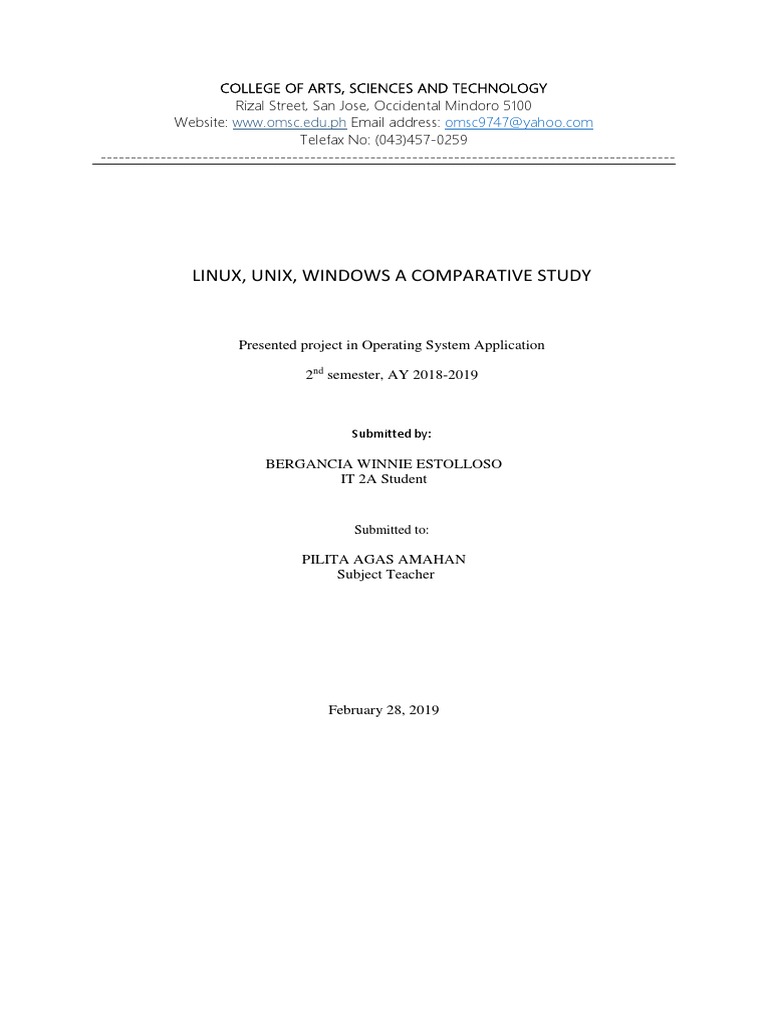 Occidental Mindoro State College | PDF