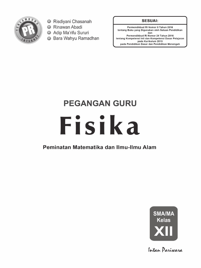 Kunci PR Fisika 12 K-13 2018 PDF | PDF | Sains & Matematika