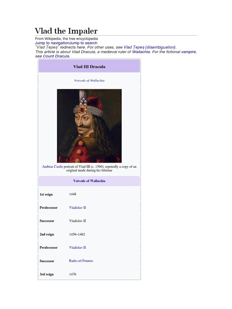 Vlad the Impaler: The Real Count Dracula and His Brutal Reign as ...