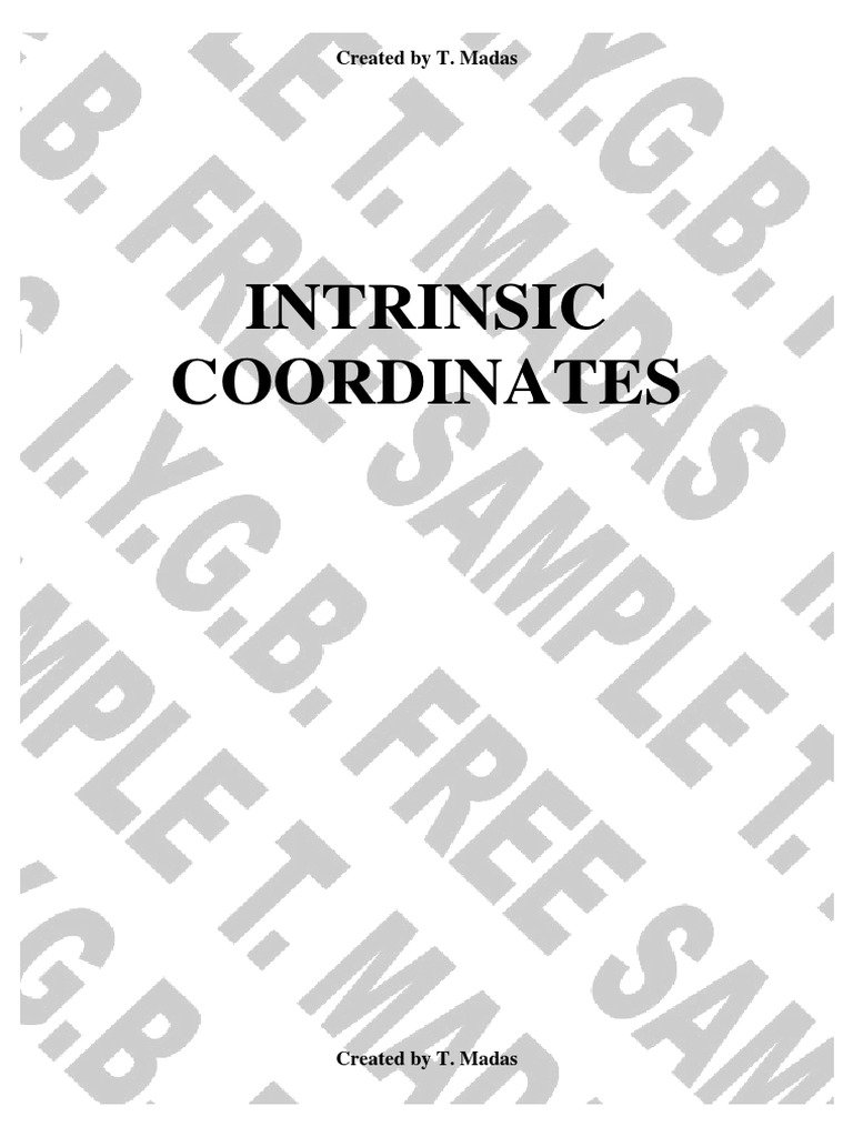 Intrinsic Coordinates | PDF | Curvature | Coordinate System
