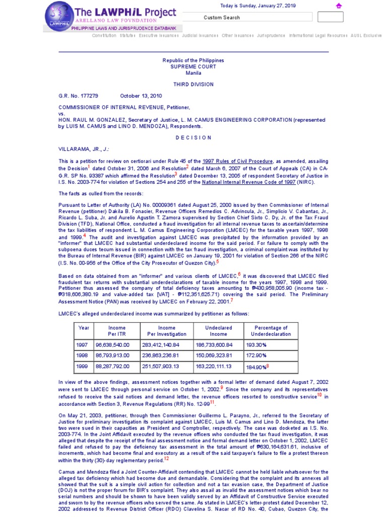 4 Cir vs. Gonzalez | PDF | Internal Revenue Service | Withholding Tax