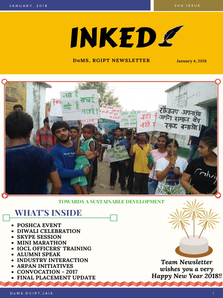 Inked Newsletter 2nd Issue | PDF | Business