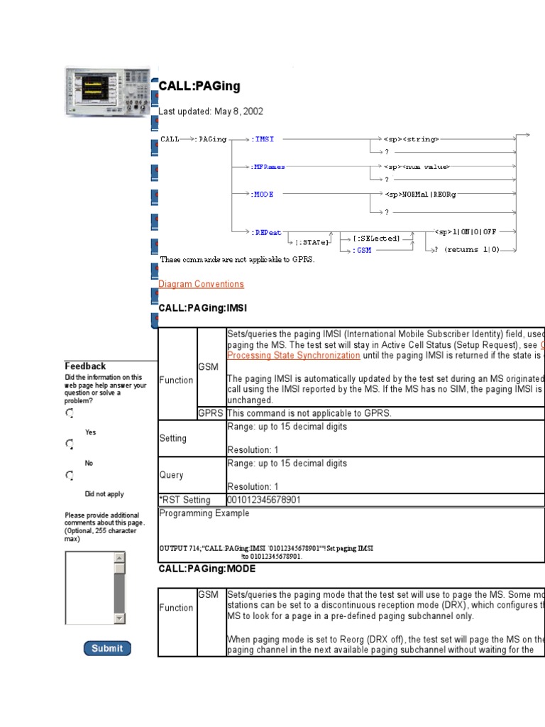 GSM Paging Configuration Guide | PDF | General Packet Radio Service | Gsm
