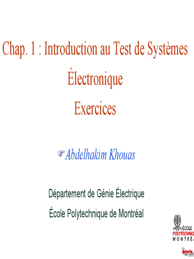 Ele6306 Exo1 Introduction PDF | PDF | Économie | Business