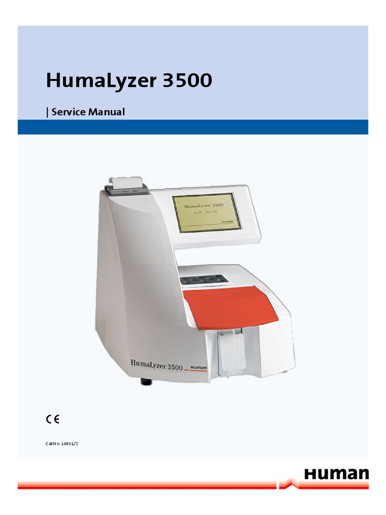 Manual de Servicio Humalyzer 3500 PDF | PDF | Alternating Current ...