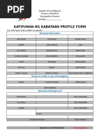 KK Profiling ANNEX 4 | PDF
