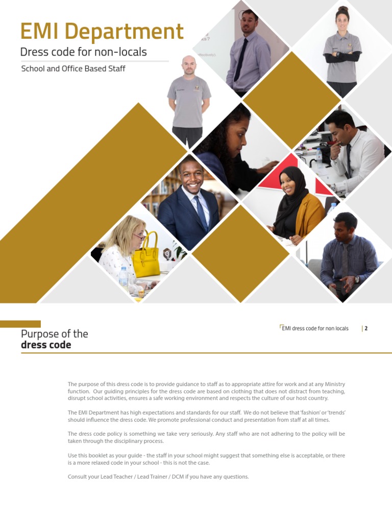 Emi Dress Code | PDF | Suit (Clothing) | Trousers