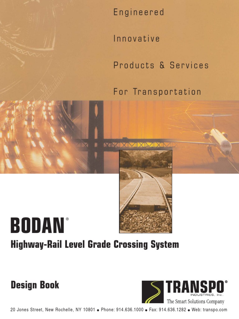 Bodan: Highway-Rail Level Grade Crossing System | PDF | Precast ...
