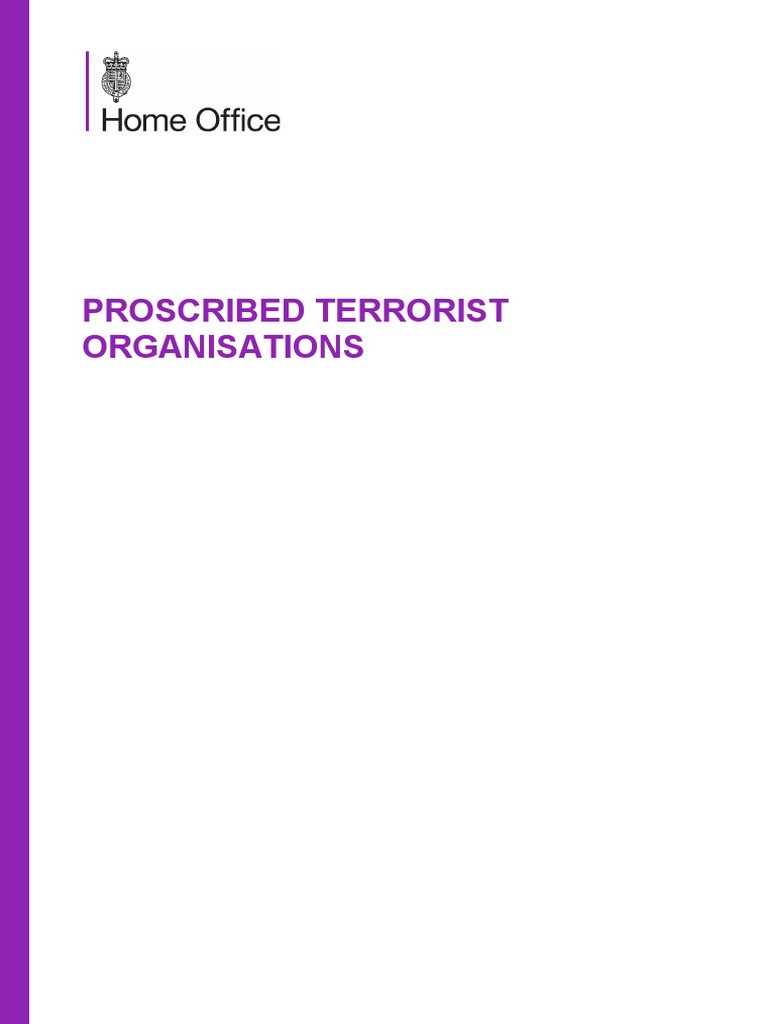 Proscribed Organisations | PDF | Islamic State Of Iraq And The Levant ...
