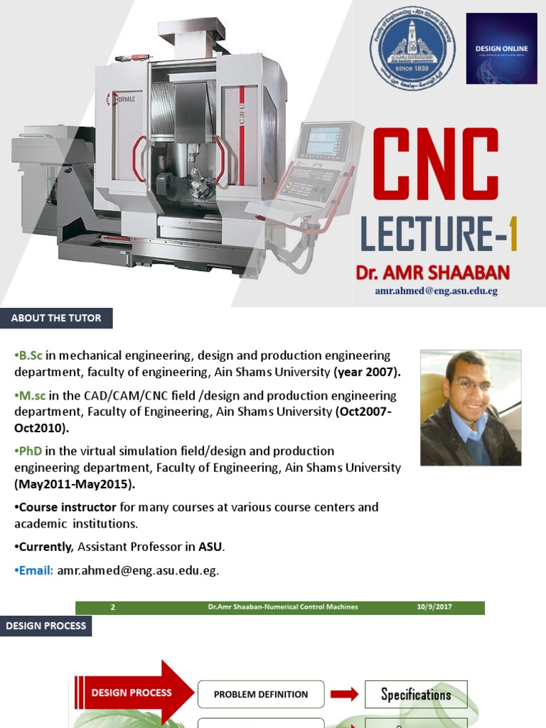 CNC Lecture Overview | PDF | Numerical Control | Computer Program