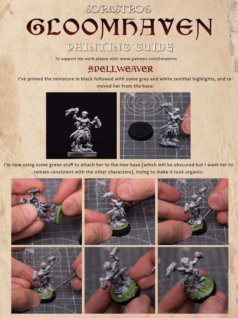Gloomhaven Spellweaver Painting Guide | PDF