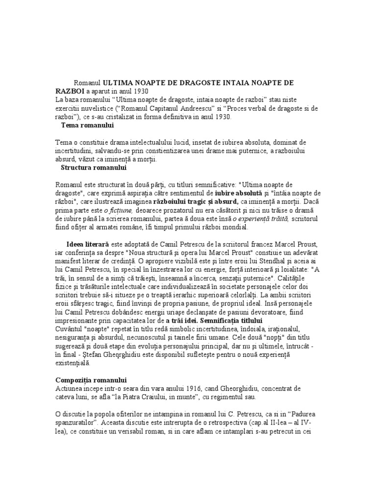 Ultima Noapte | PDF