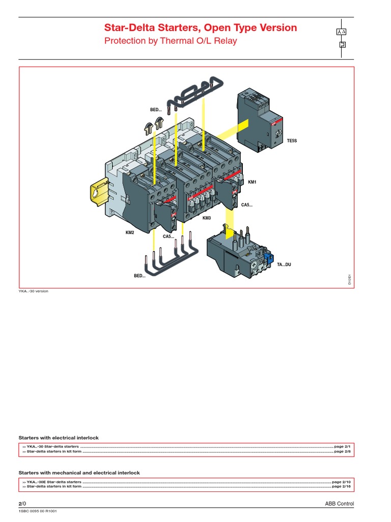 Star-Delta Starter Guide | PDF | Relay | Machines