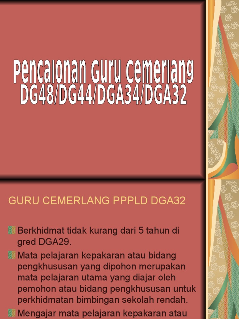 Guru Cemerlang Dg44/dg48/dga34/dga32 | PDF
