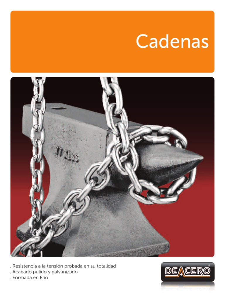 Cadenas galvanizadas y pulidas: Características, especificaciones y ...