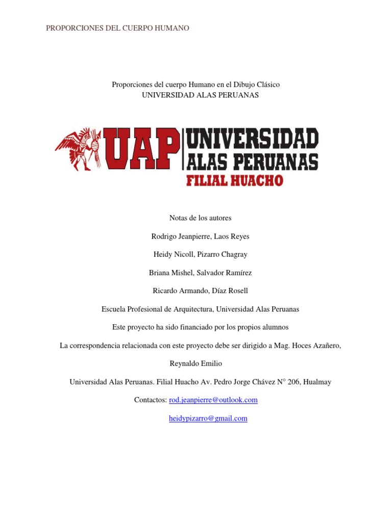 Proporcion Del Cuerpo Humano Pdf Antropometría Science