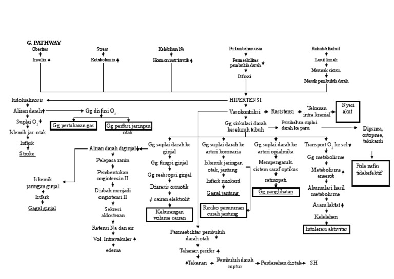 PATHWAY Hipertensi Kritis | PDF