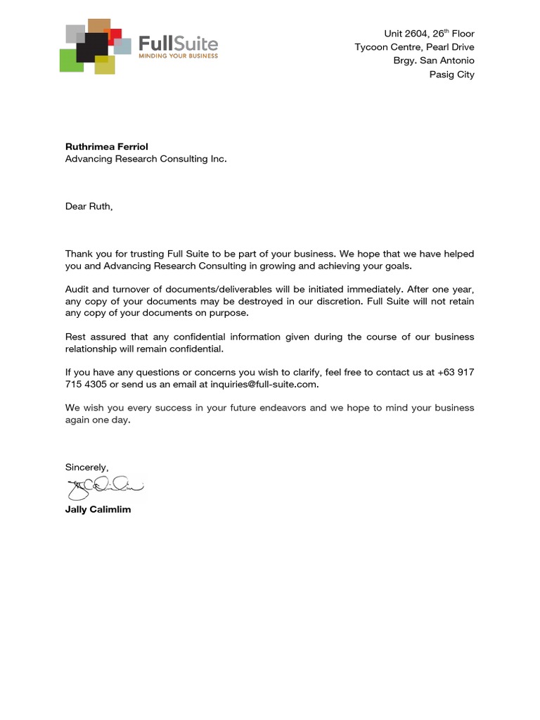 Ruthrimea Ferriol: e Wish You Every Success in Your Future Endeavors ...