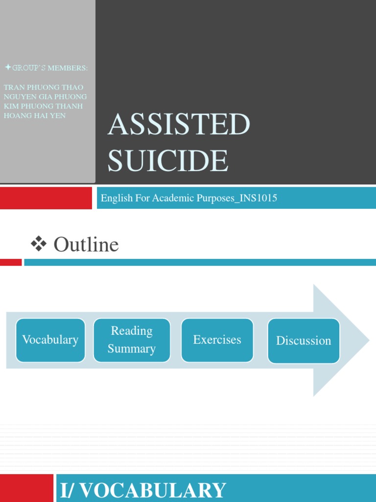 Assisted Suicide: English For Academic Purposes - INS1015 | PDF ...
