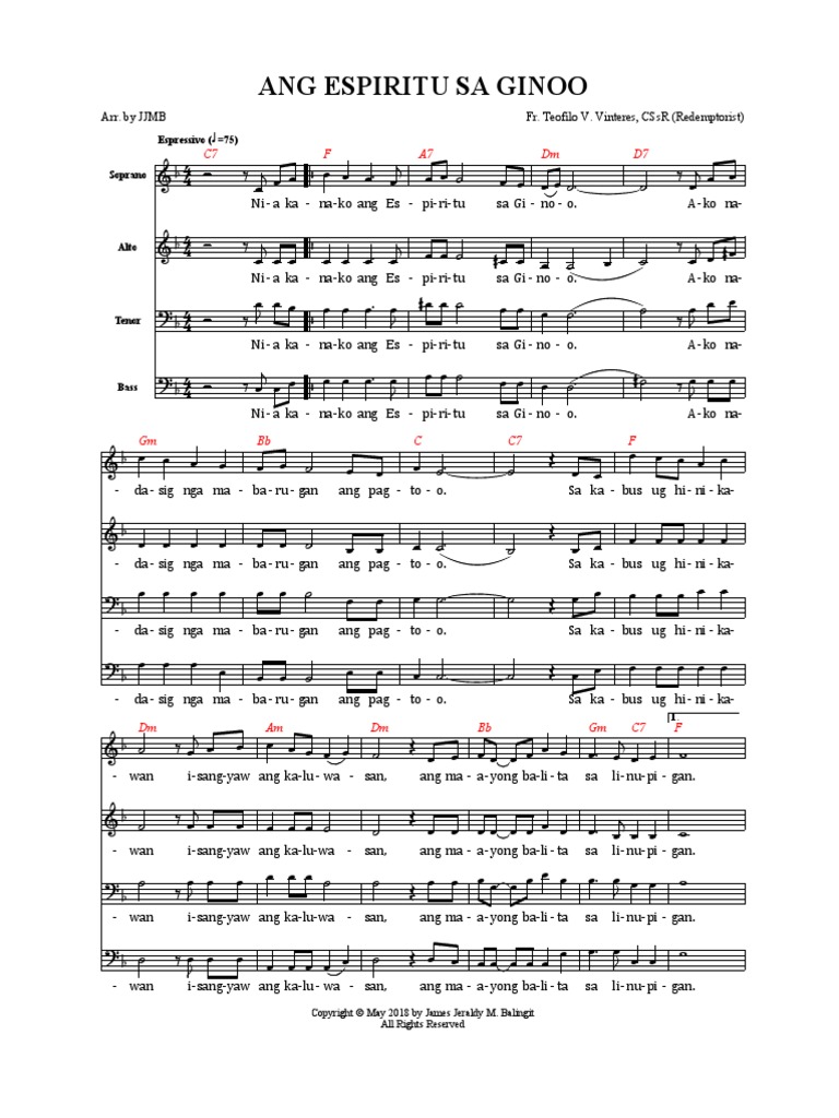 Ang Espiritu Sa Ginoo | PDF